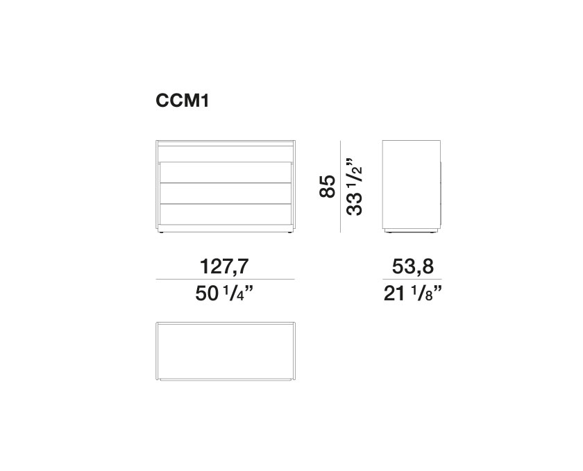 Modern lacquered bedside tables - 5050 - Molteni&C
