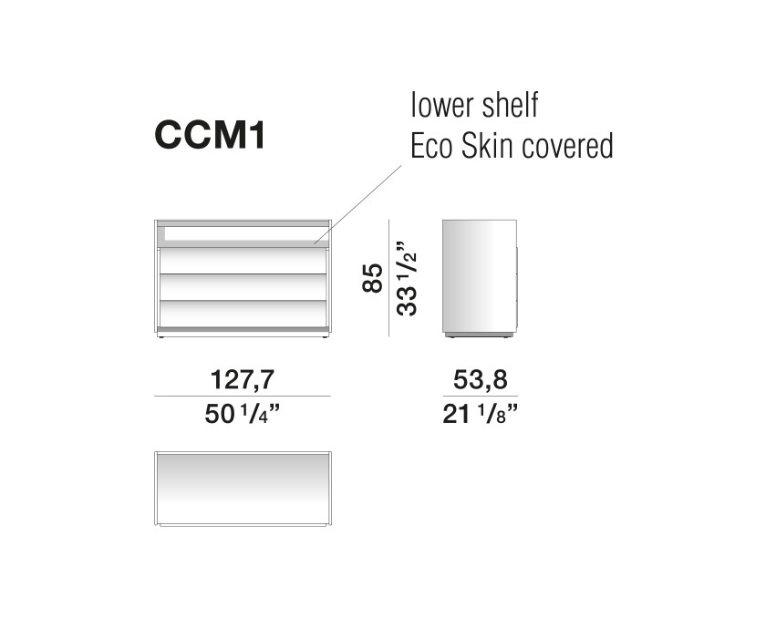 Modern lacquered bedside tables - 5050 - Molteni&C