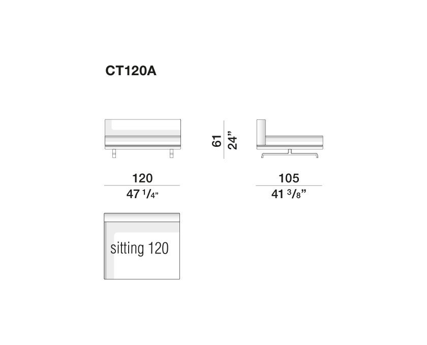 Modular sofa - Octave - Molteni&C